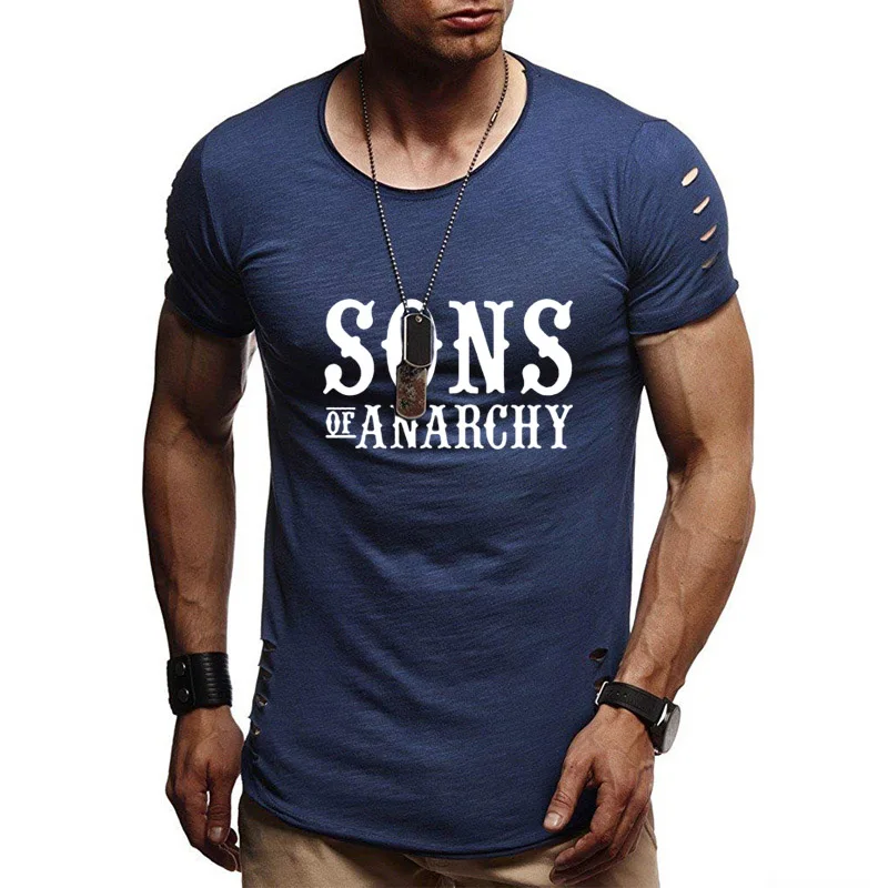 Summer Men's T Shirt SOA Sons of anarchy the child SONS Printed high ...