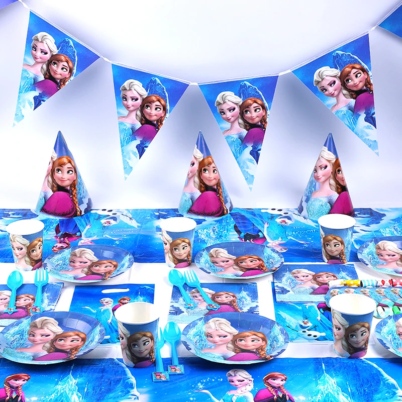 Frozen Birthday Party Cone Hats
