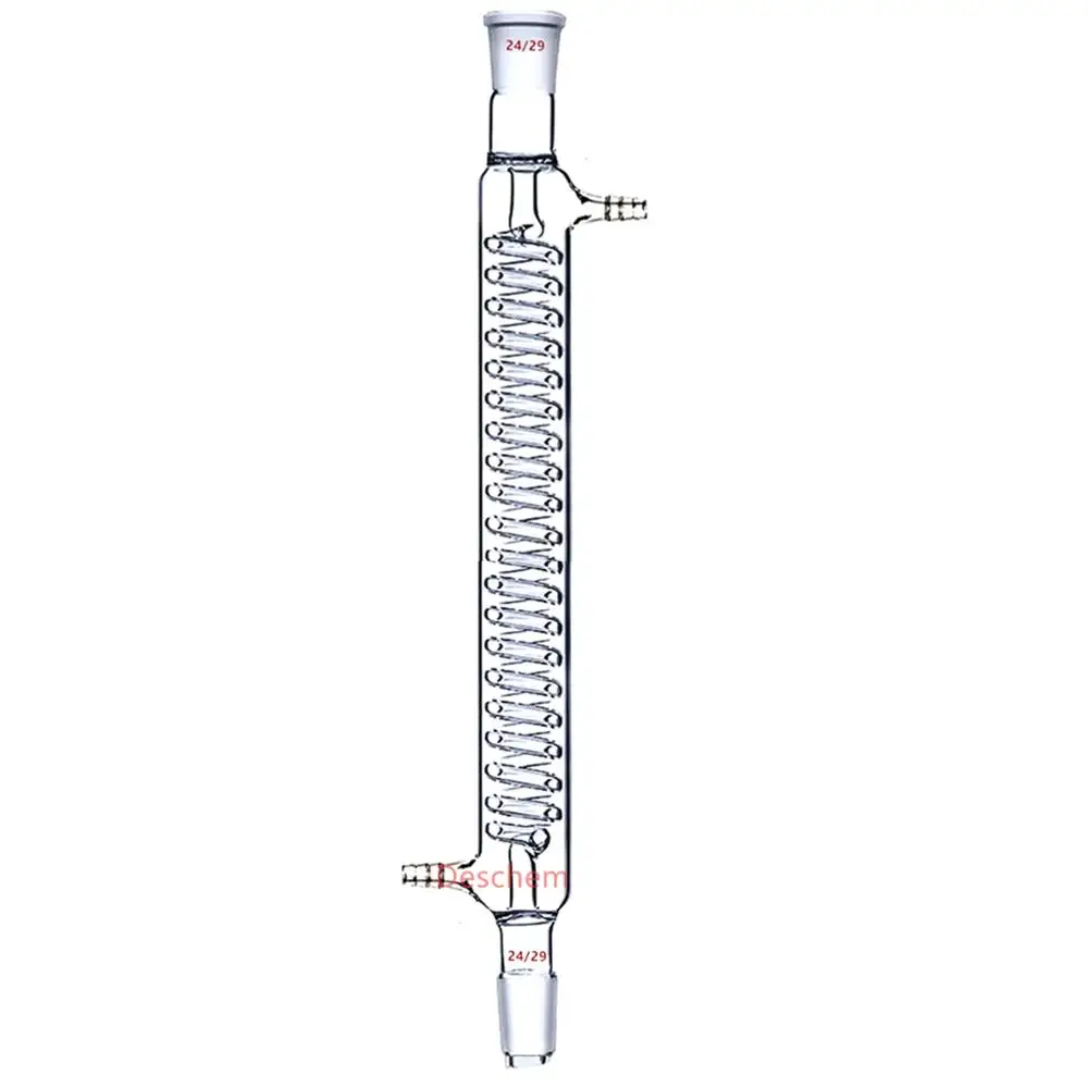 300mm,24/29,Graham Condenser,Glass Coil Heat Exchanger,Laboratory ...