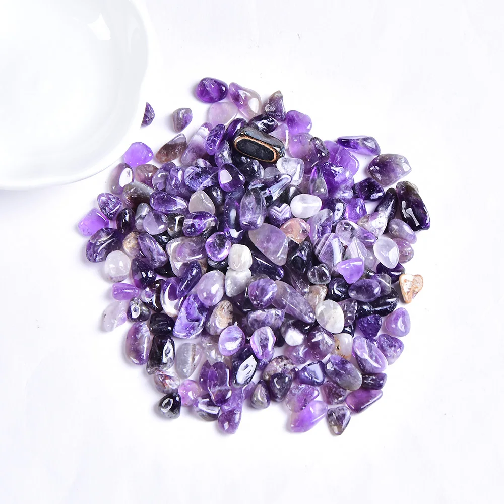 50g 100g Natural Crystal Gravel Specimen Rose Quartz Amethyst Home ...
