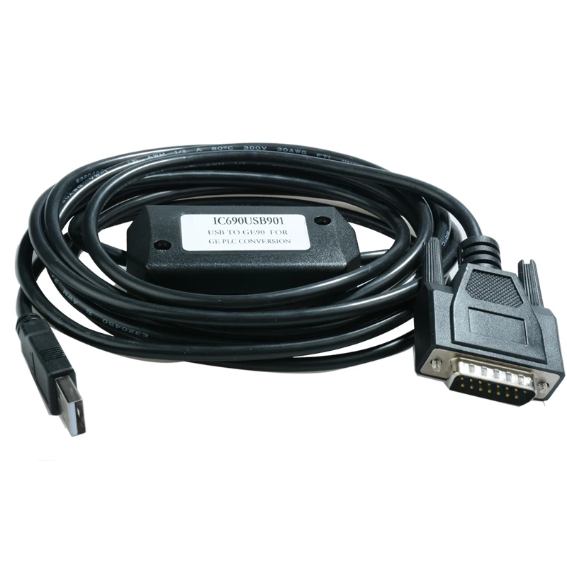 Cabo de programação ic690usb901 para ge fanuc snp 90 séries plc, versão ...