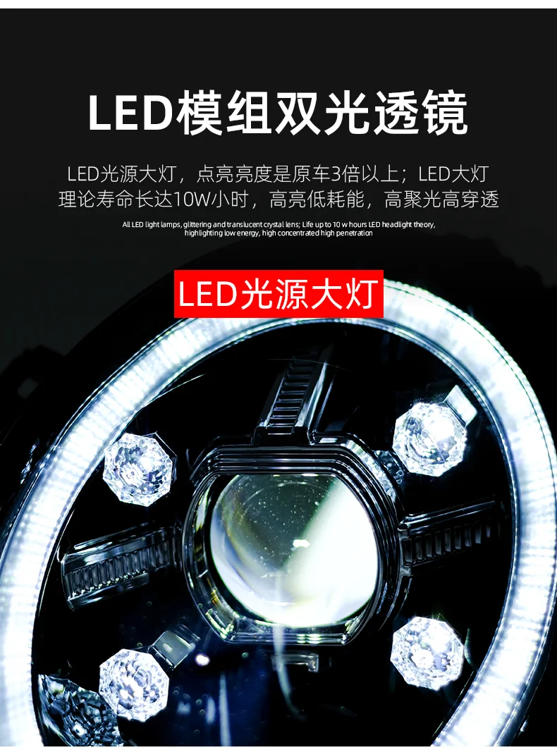 Head lamp light MINI F55 Headlights 2014-2019 F54 F57 F56 LED Headlight ...