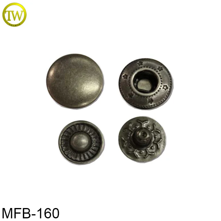 high quality hanging gold alloy metal snap button for garment,|metal ...