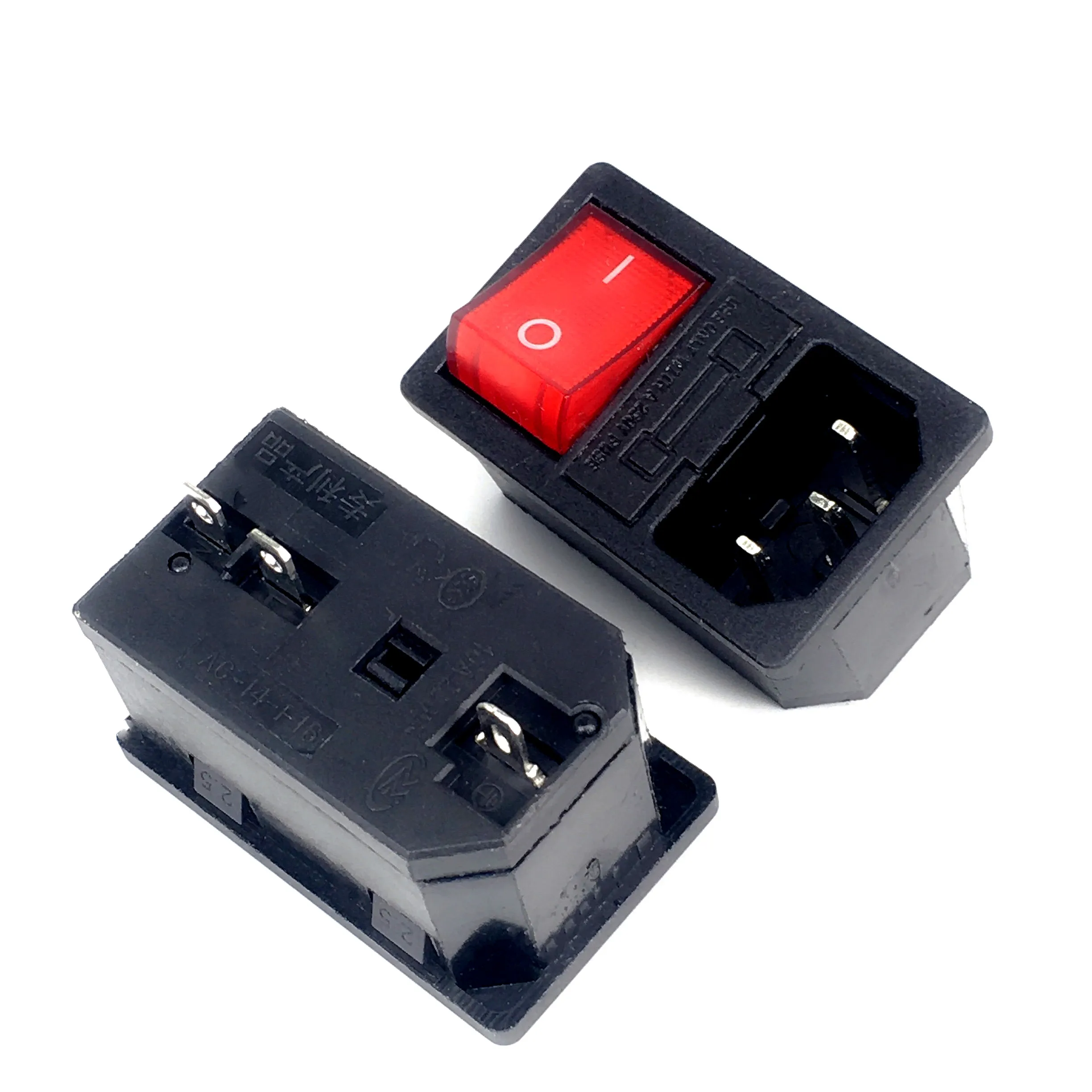 1PC-IEC320-C14-AC-Power-Cord-Inlet-Socket-Receptacle-With-Rocker-Switch ...