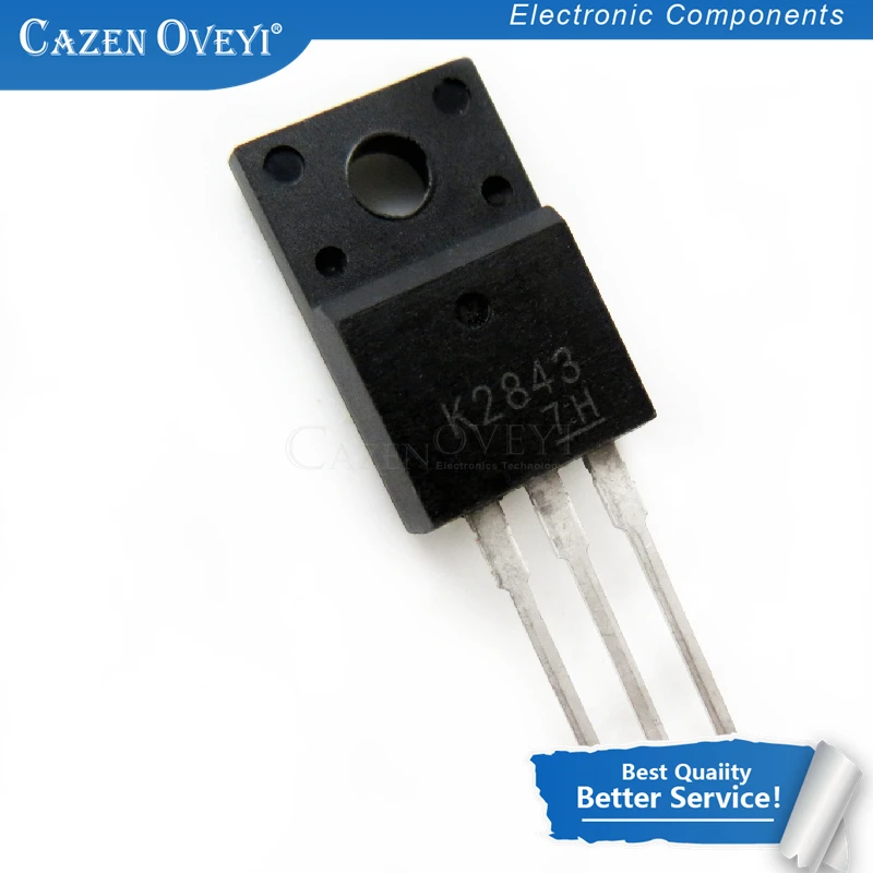 10pcs/lot 2SK2843 TO 220F K2843 TO 220 2843 TO220F 500V 12A MOSFET N ...