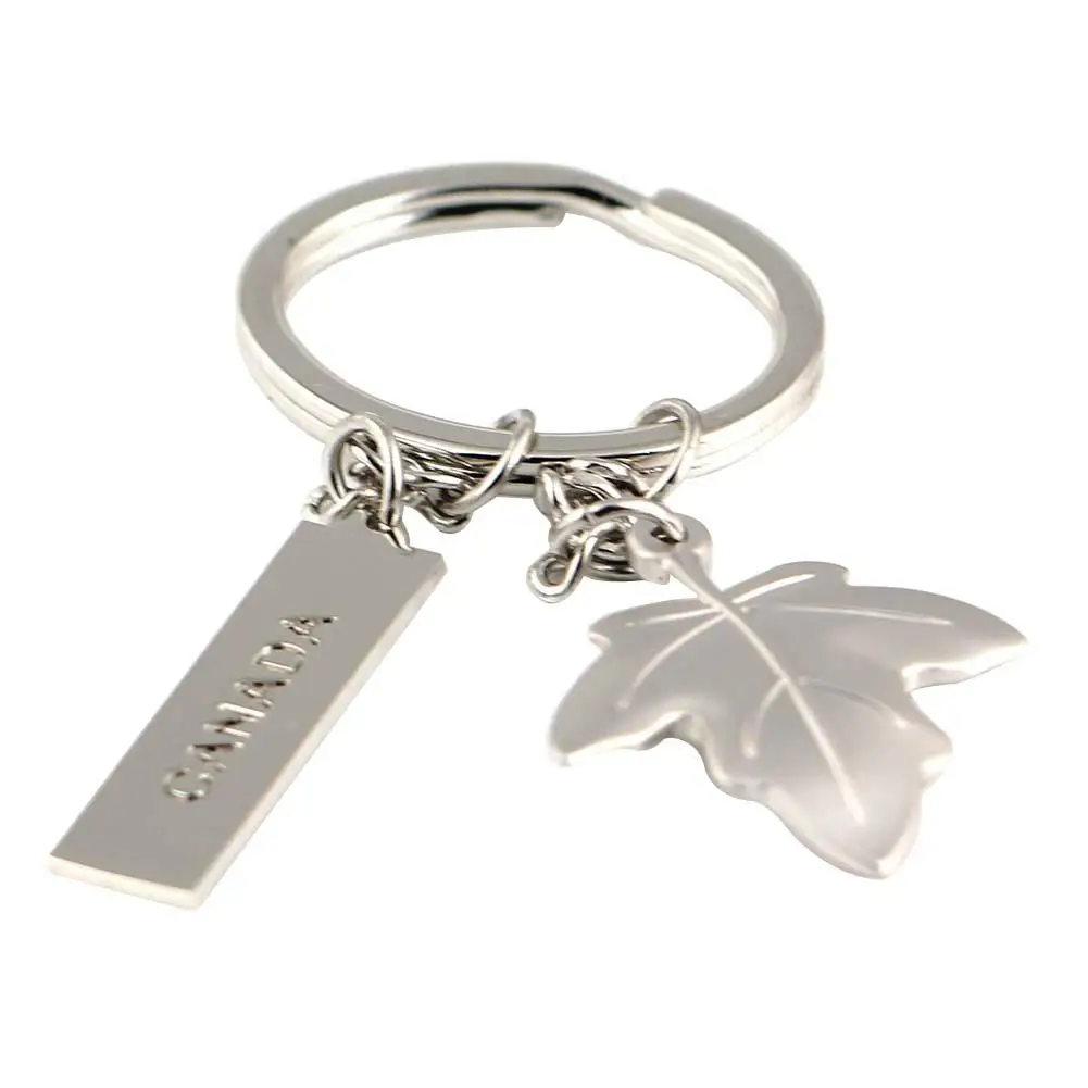 Creative-Unisex-CANADA-Letter-Carved-Maple-Leaf-Pendant-Keychain-Key ...
