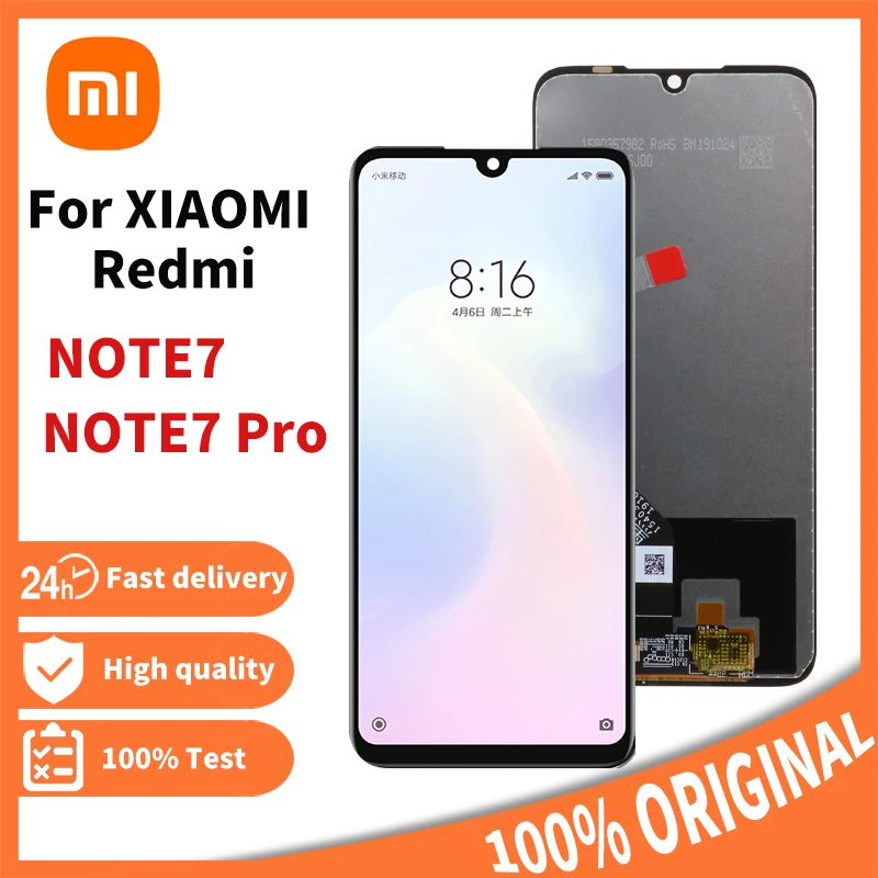 New Original Screen For Xiaomi Redmi Note 7 LCD Display with Touch ...