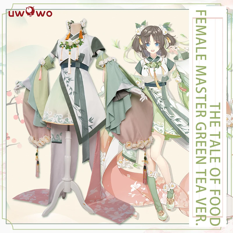 Uwowo Female Master Green Tea Ver. Cosplay Costume The Tale Of Food ...