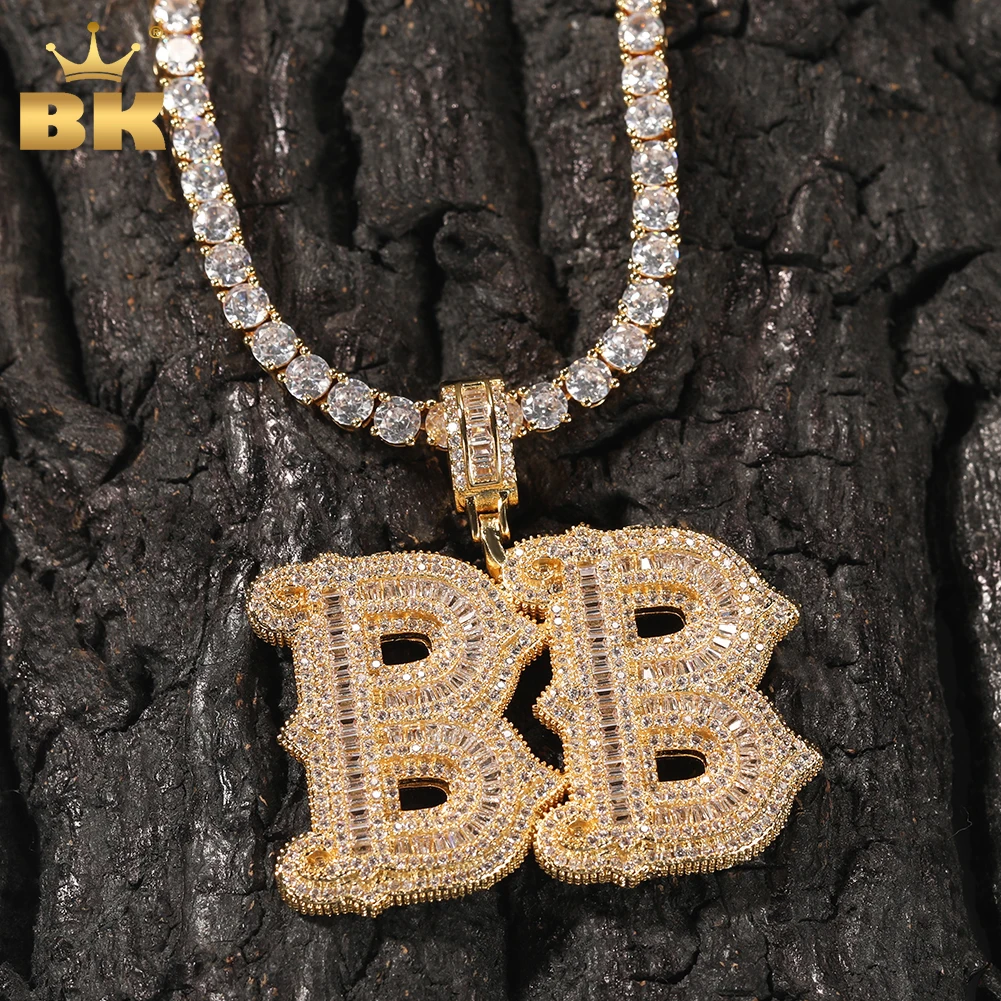 THE-BLING-KING-Custom-Name-Iced-Out-Baguettecz-Cubic-Zirconia-Number ...