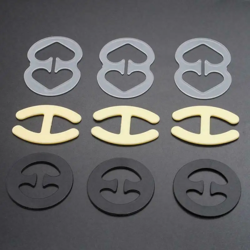 New-Hot-9PCS-Women-Bra-Strap-Clip-Anti-slip-Invisible-Hook-Buckles-for ...