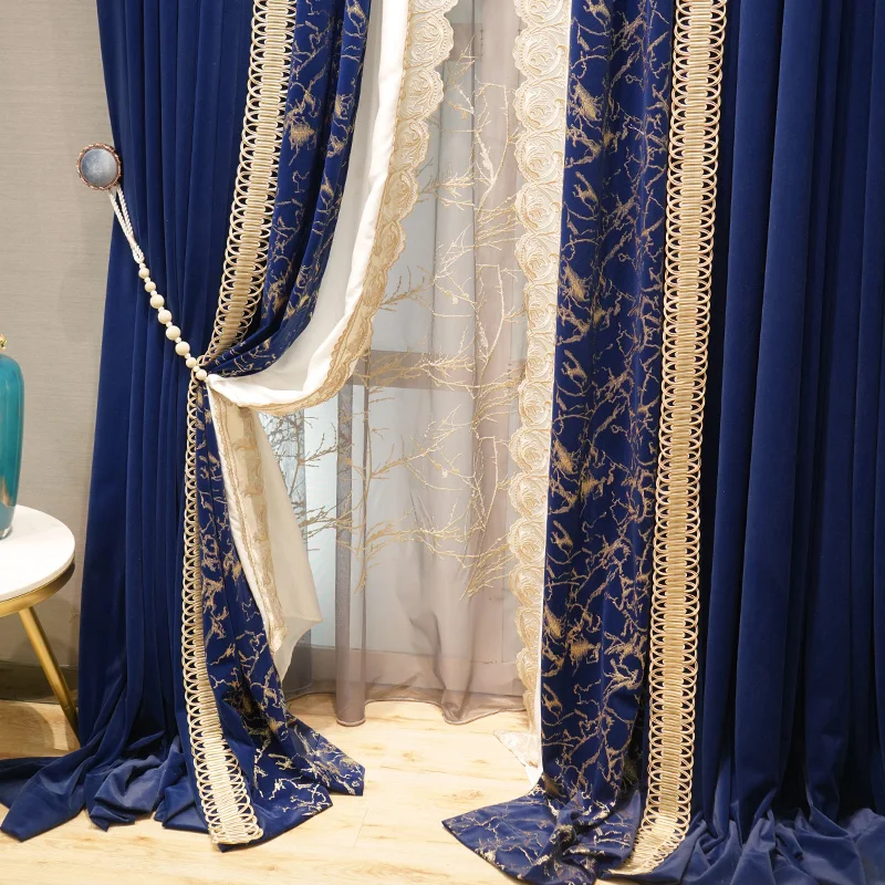 Dark Blue Curtains
