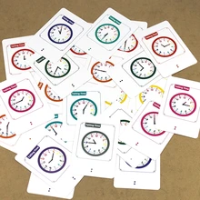 Clock Learning Kids | Cognitive Education | Clock Cards | Alarm Clock ...