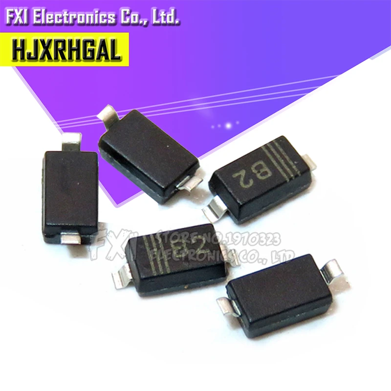 100pcs MBR0520LT1G MBR0520 SOD123 SOD Surface Mount Schottky Rectifier ...