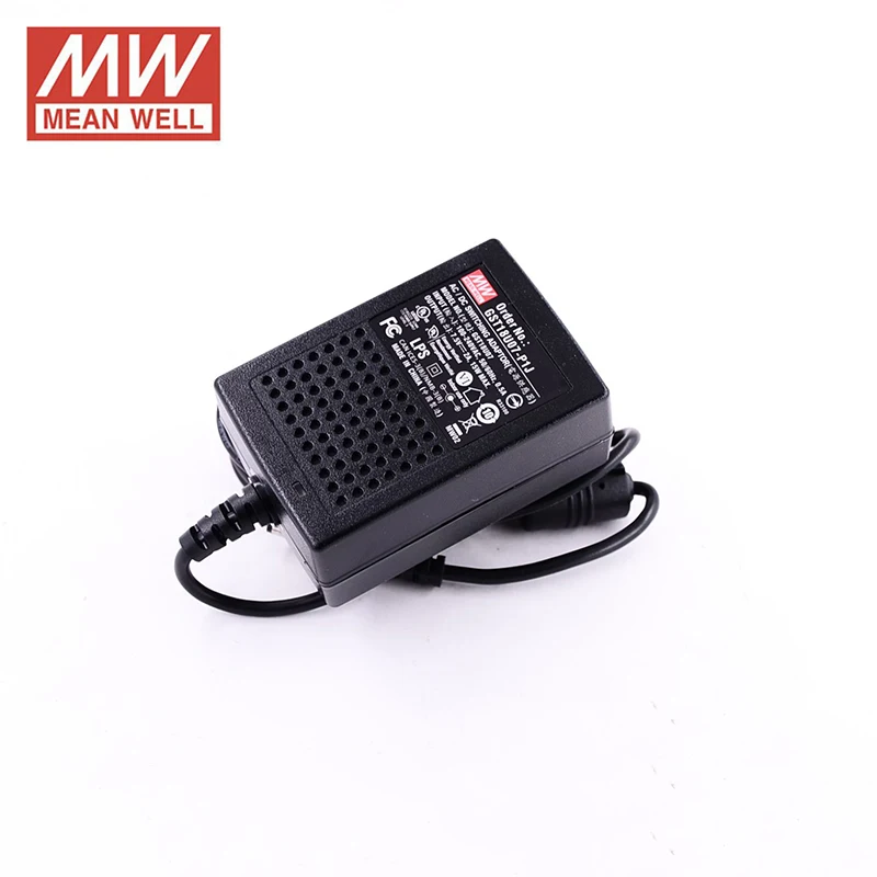 Meanwell GST18U12 P1J Industrial Wall Mounted Adapter 12V 1.5A 18W ...