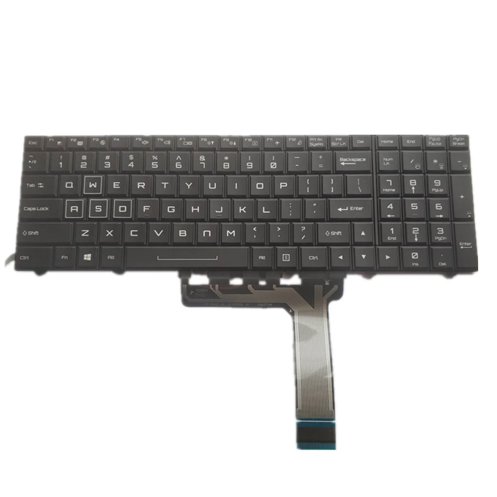 Second Hands Used Laptop Keyboard For Clevo P750 P751 P755 P770 P771 ...