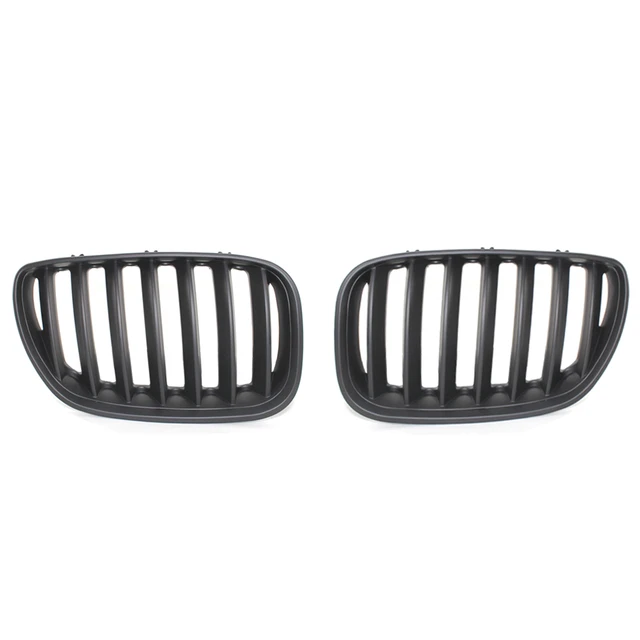 Front Gloss black kidney sport grilles Hood grill for BMW E53 X5 LCI ...