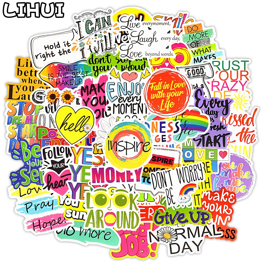 Vinyl Aesthetic Stickers Sticker Pack Grow Through Sticker Positive ...