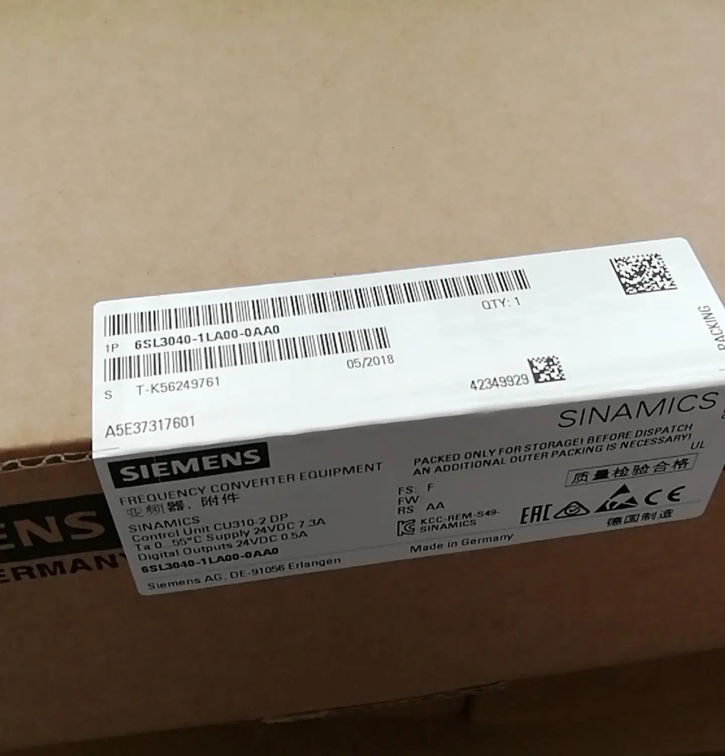 Unité de commande S120 CU310 2DP | AliExpress