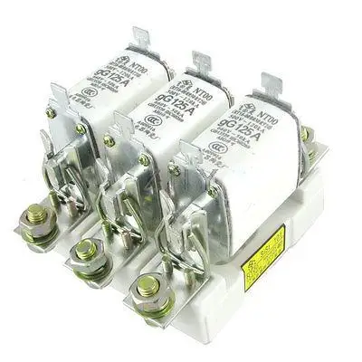 120ka/500v 50ka/660v Gg 125a Fuse W 3 Pole Holder Base Nt00 - Fuses ...
