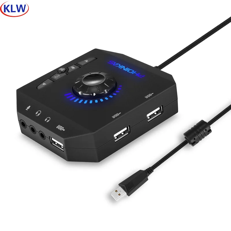 Portable-Lightweight-Computer-Multi-Port-USB-external-sound-card ...