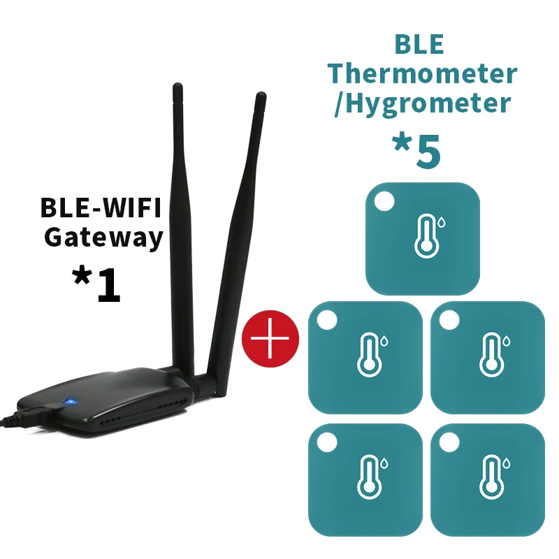 bluetooth wireless Thermometer/Hygrometer Temperature and Humidity Data ...