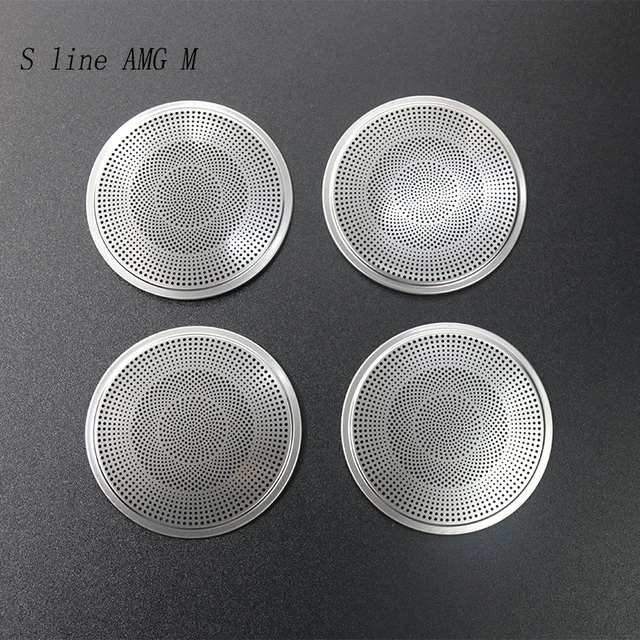 Car styling audio speaker door loudspeaker trim Auto stickers cover for ...