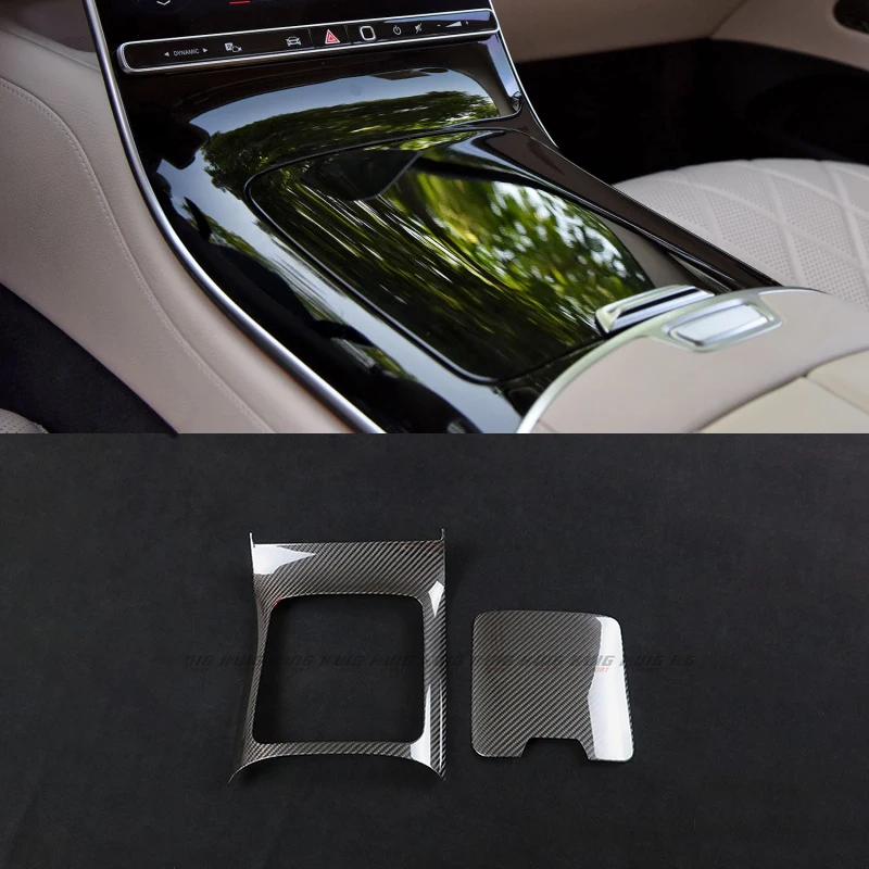 Car-Accessories-Real-Dry-Carbon-Fiber-Interior-Moldings-Central-Control ...