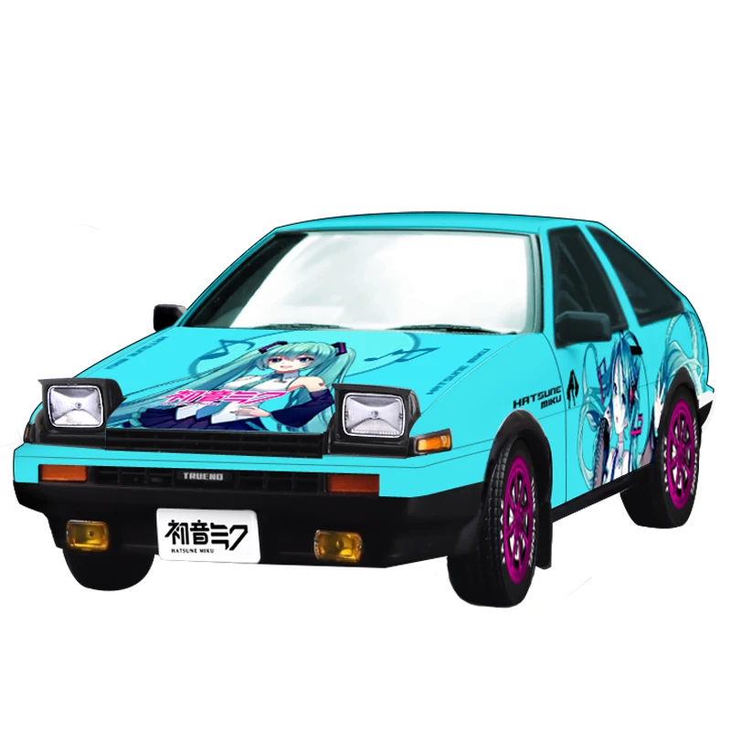 Toys & Games Toyota AE86 Car Model 1:64 Toyota AE86 Initial D Hatsune ...