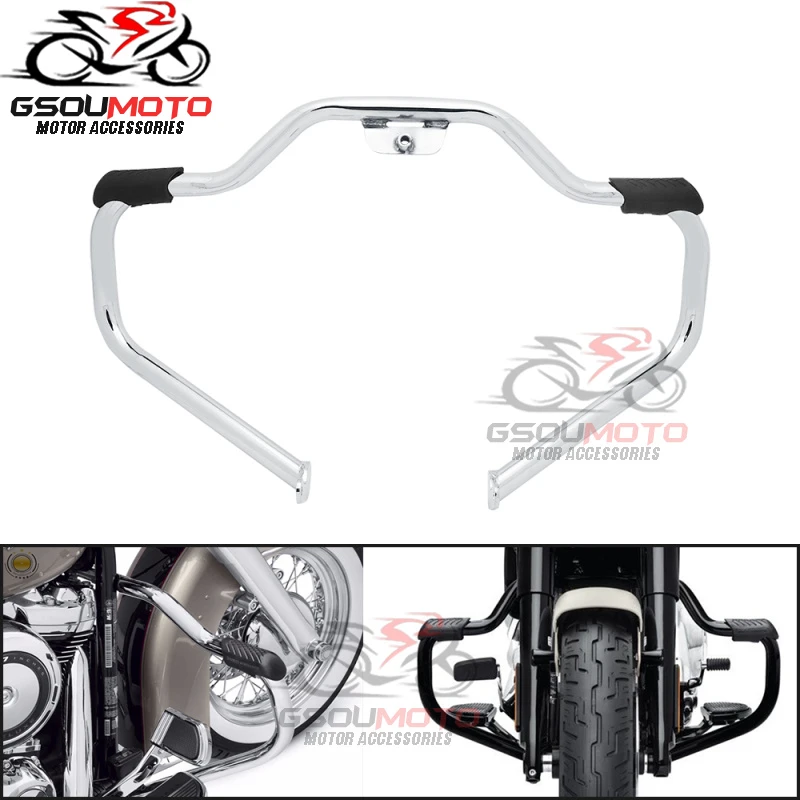 Engine Guard Highway Crash Bar For 2018-up Harley Softail Fat Boy ...