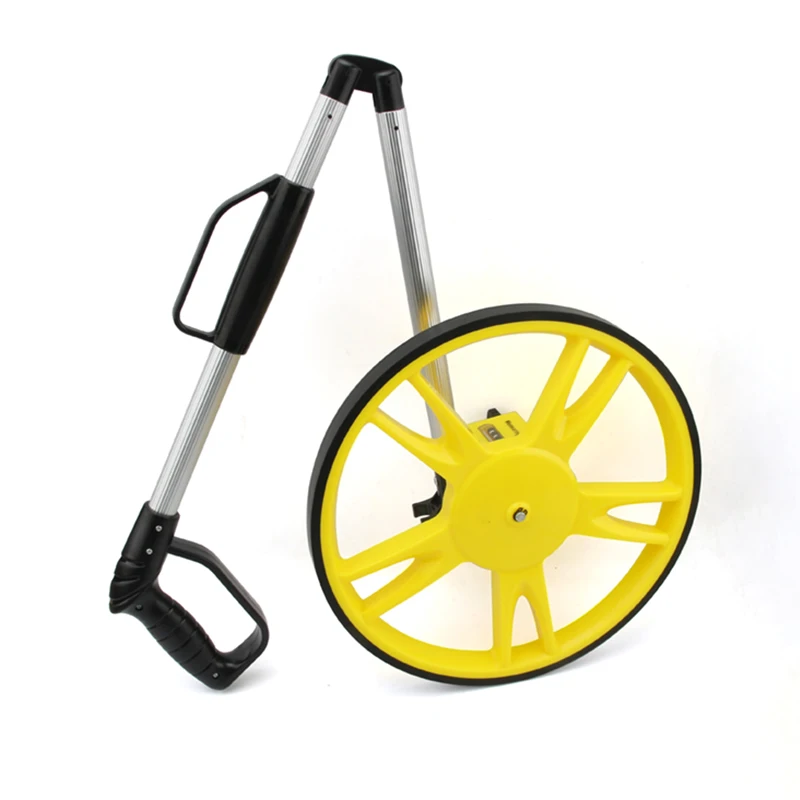 Portable 0~9999.9m Distance Measuring Wheel Hand-push Roller Type ...