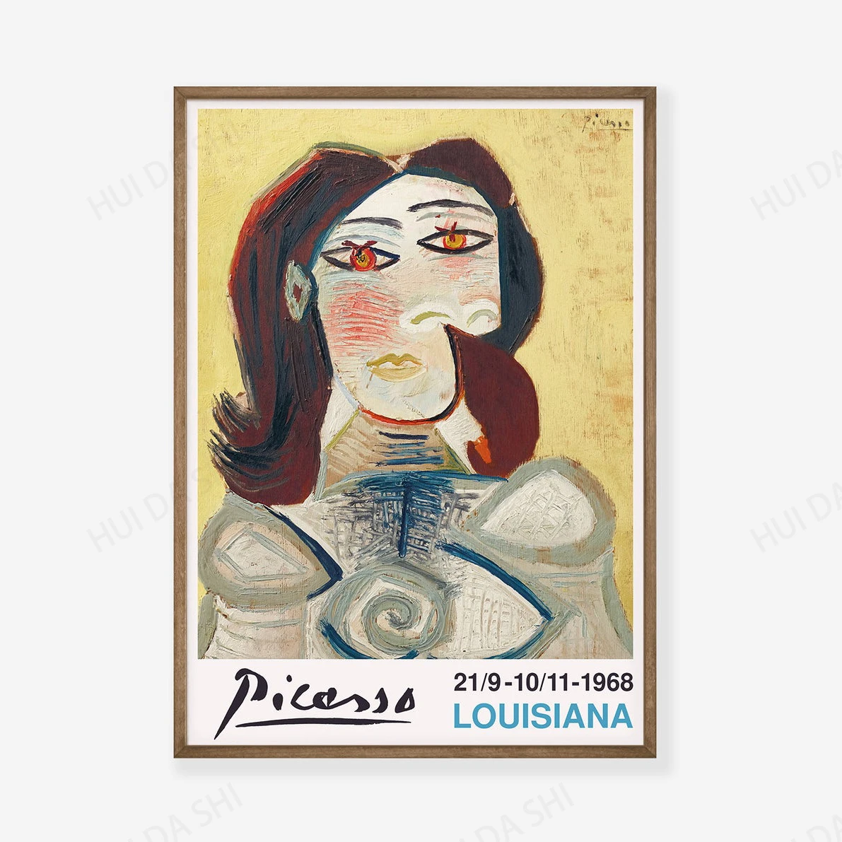 Digital Prints Prints Pablo Picasso Art Print Picasso Exhibition Poster ...