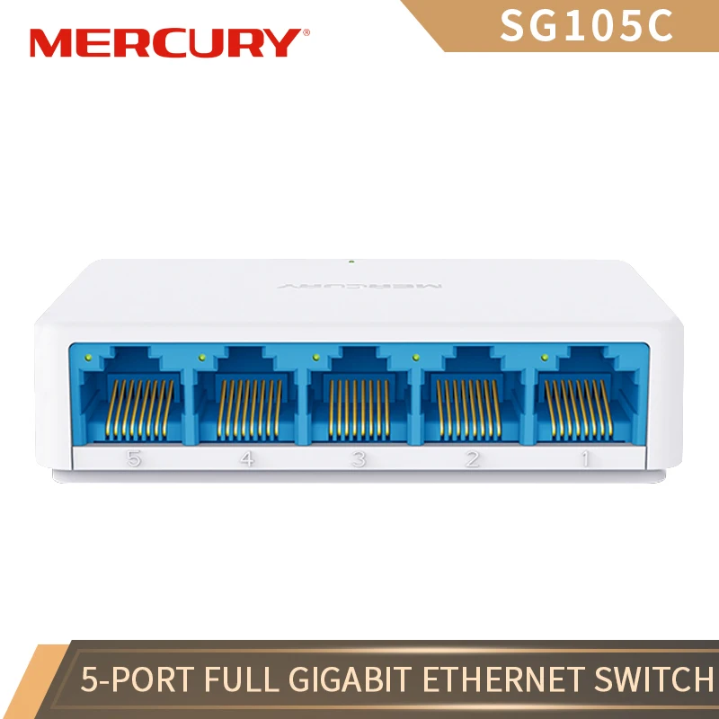 Mercury-SG105C-5-Ports-High-Speed-Gigabit-Mini-Network-Switch-RJ45 ...