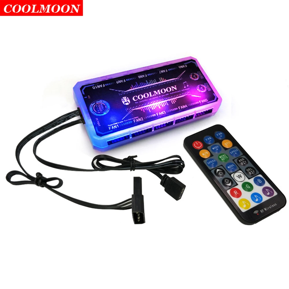 Coolmoon-Smart-Music-5V-3Pin-ARGB-Remote-Controller-HUB-for-Coolmoon ...