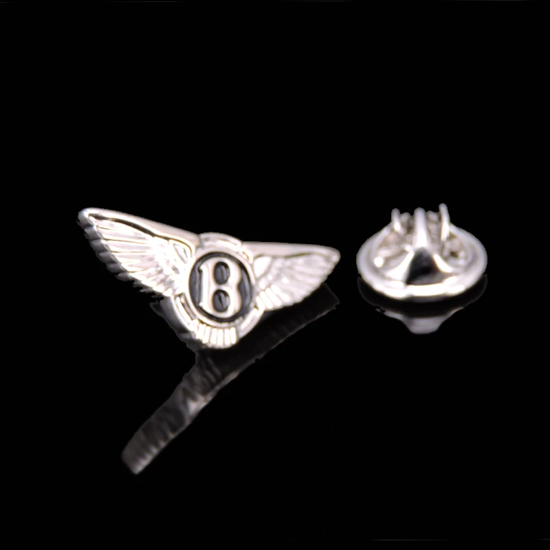 High grade brand car logo letter B Brooch Lapel Pin men's and women's ...