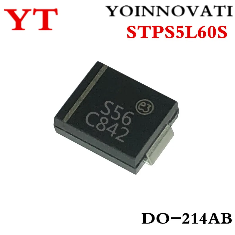 ¿20 unids/lote STPS5L60S STPS5L60 S56 60V 5A SMC mejor calidad IC ...