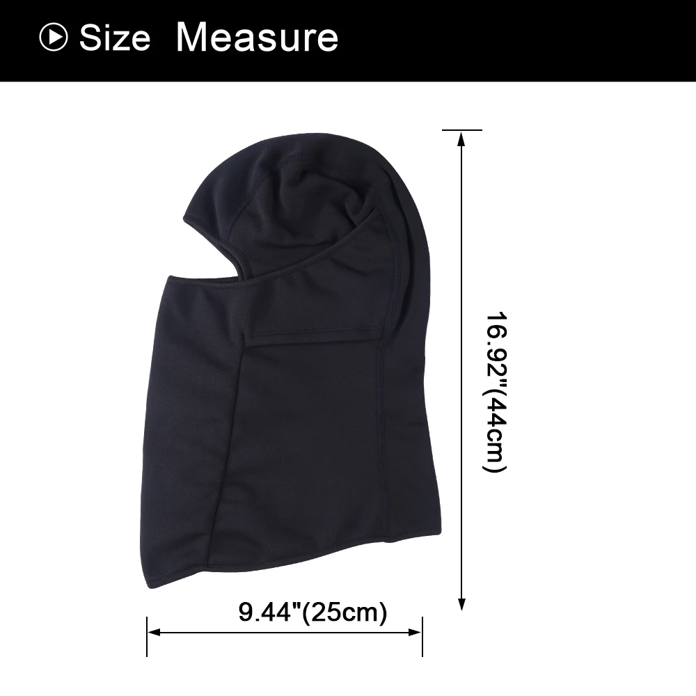 Зимняя мотоциклетная Полнолицевая Защитная Теплая Флисовая Балаклава ...