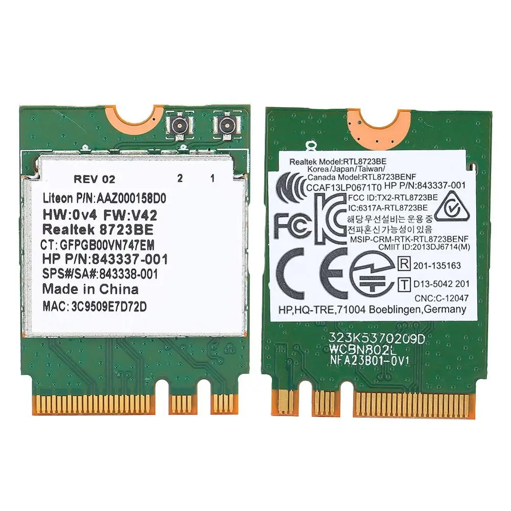 Tarjeta WIFI 2,4G Bluetooth, tarjeta inalámbrica 2 en 1 para Dell ...