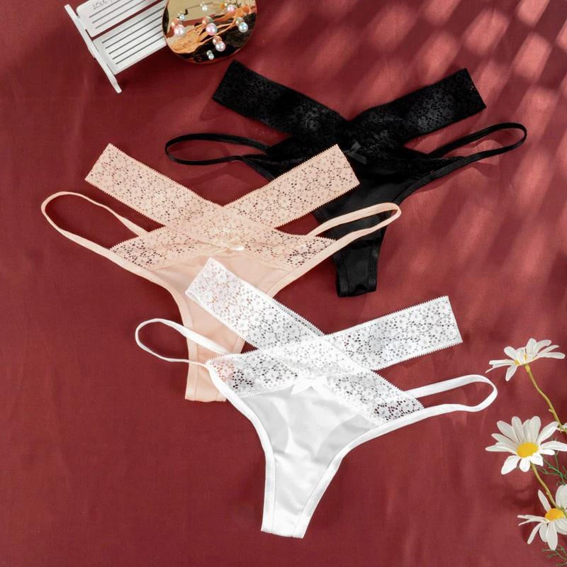 String - tanga,String Sexy en dentelle pour femmes,sous-vêtement ...
