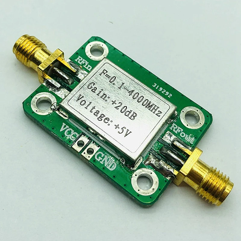 0.1-4000MHz 20DB Broadband Amplifier Low Noise with Microwave RF Module ...