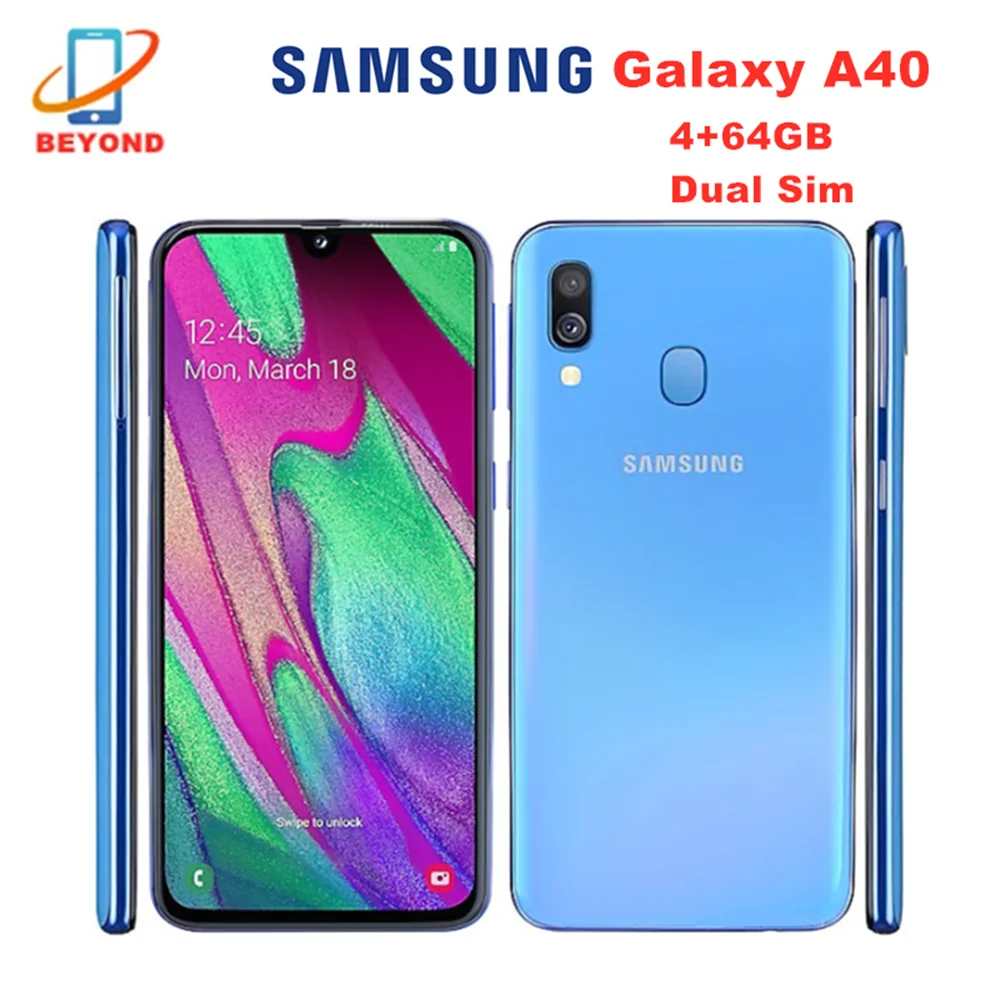 Samsung Galaxy A40 Duos A405FN/DS Dual SIM 4GB RAM 64GB ROM Global ...