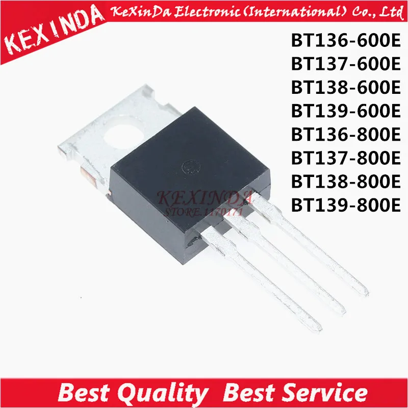 10pcs/lot BT136-600E BT137-600E BT138-600E BT139-600E BT136-800E BT137-800E BT138-800E BT139 ...