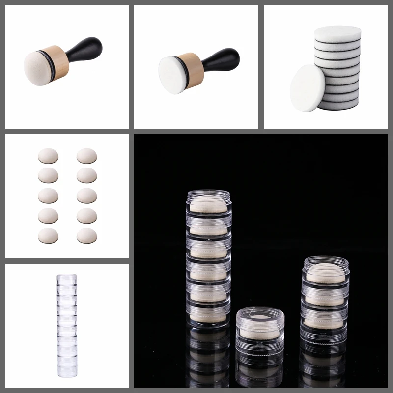 Round-Stackable-Jars-Mini-Ink-Paints-Mixing-Blending-Tools-with-Round ...