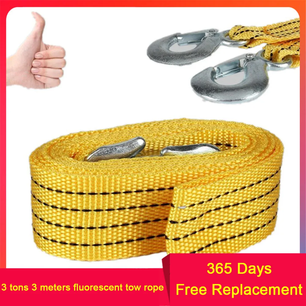 NEW-3m-6600-lbs-Polyester-Car-Winch-Rope-String-Line-Cable-Synthetic ...