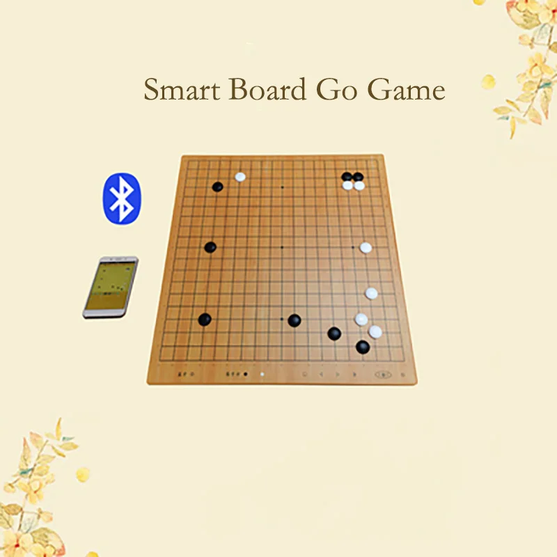 2021 New Smart Board Go Chess Electronic Wood Chessboard Bluetooth ...