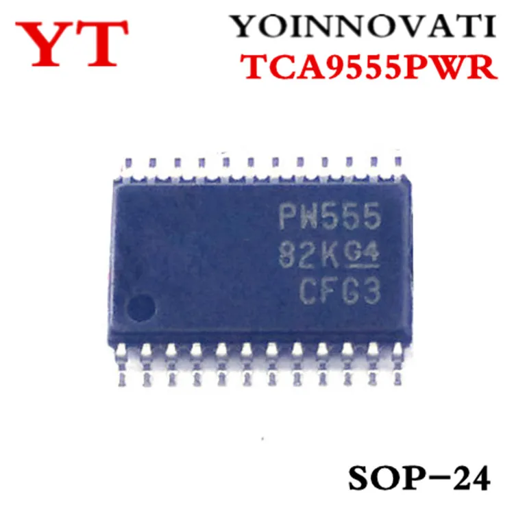 10ชิ้น/ล็อตTCA9555PWR TCA9555 PW555 I/O EXPANDER I2C 16B TSSOP 24คุณภาพ ...