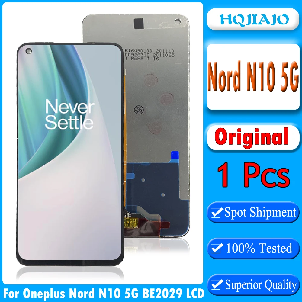 Pantalla LCD Original de 6,49 pulgadas para móvil, digitalizador de pantalla táctil para Oneplus ...