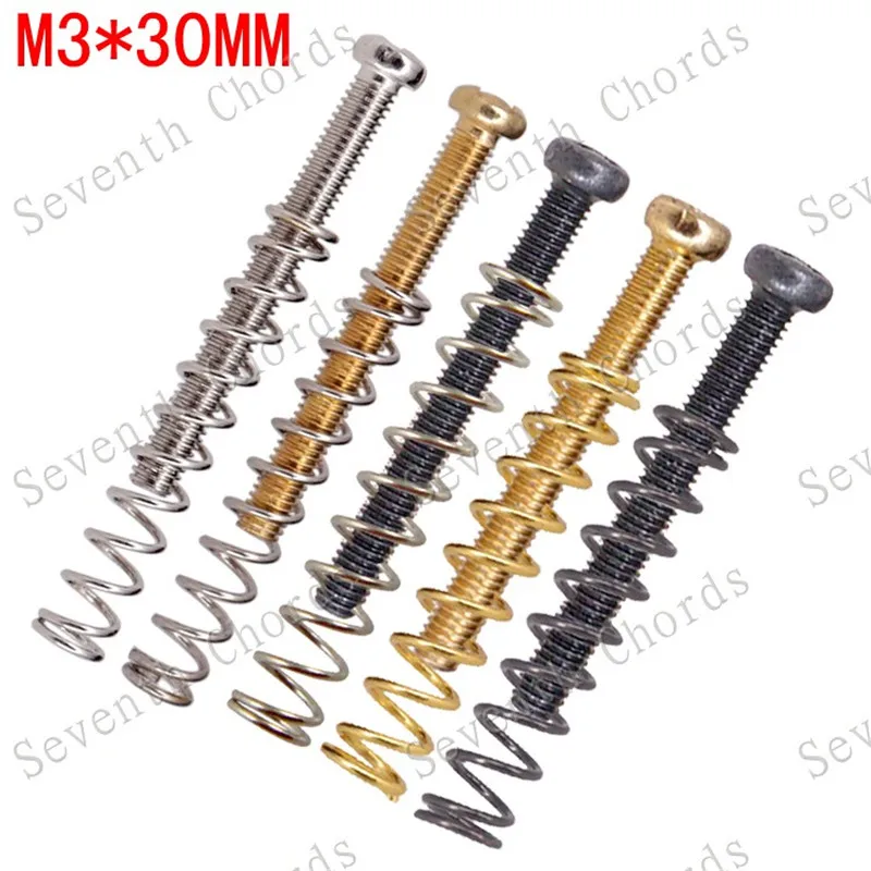 8Pcs Gold Electric Guitar Pickups screws and springs Guitar Humbucker ...
