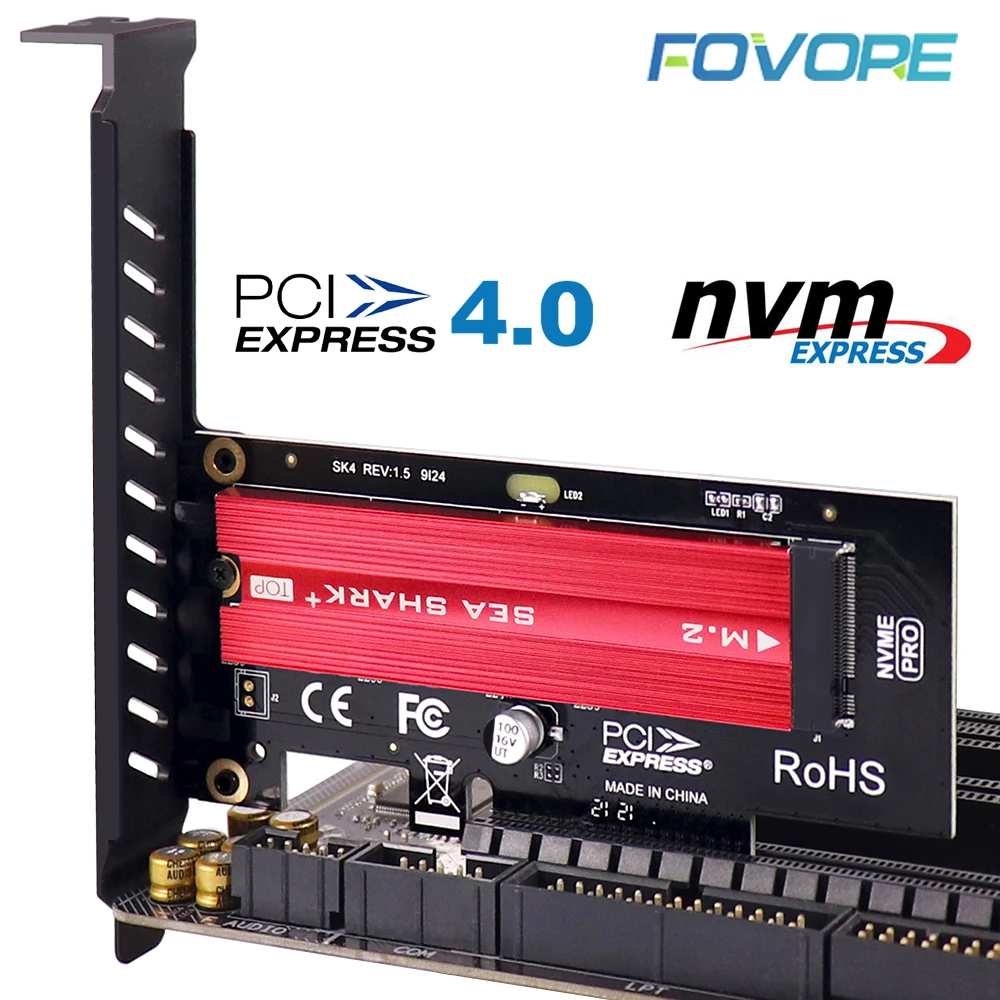 Pice-para-M2-Adaptador-NVMe-SSD-NGFF-Pcie-Riser-Card-Suporte-PCI ...