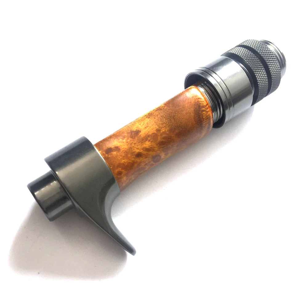 Noonroo Burl Wood Casting Reel Seat Fishing Rod Reel Seat Diy Rod ...