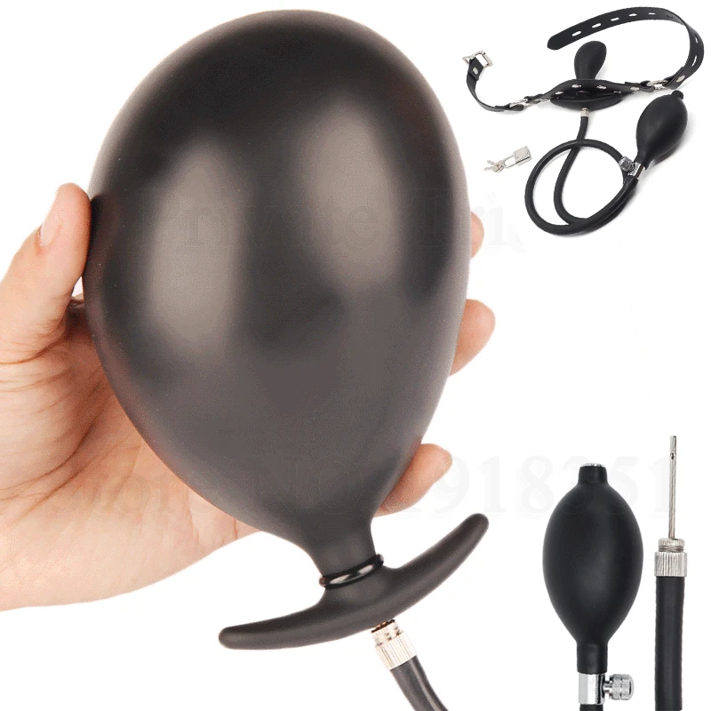 Go Out Inflatable Silicon Huge Big Anal Plug Anal Dildo Pump Anal